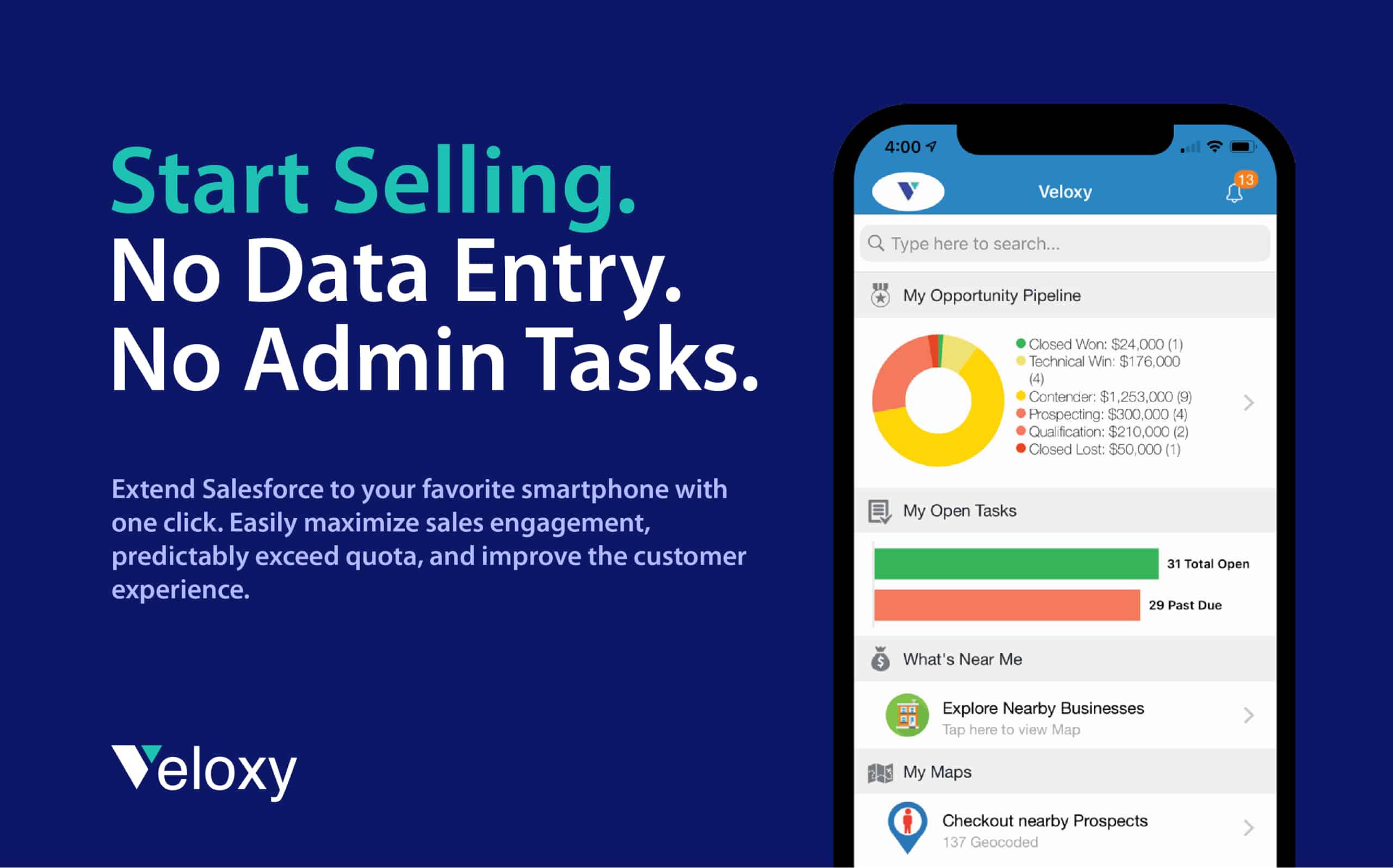 Veloxy Pricing: See Pricing & Discounts for the #1 Field Sales App